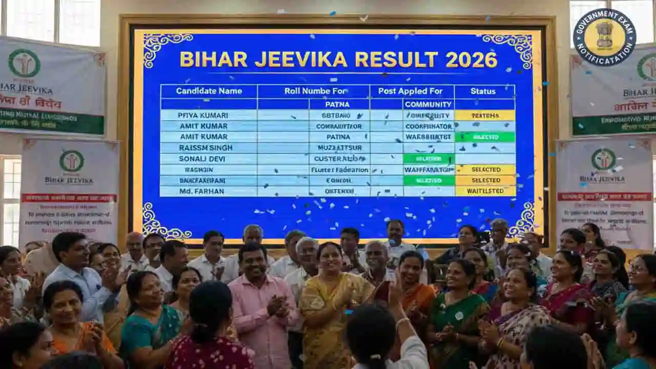 Bihar Jeevika Result 2026 Out Soon: Check Date, Merit List PDF